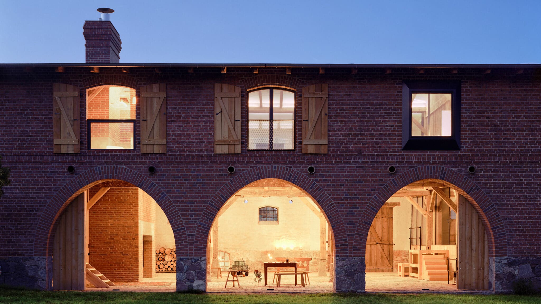 Rote Scheune in Uckermark, Gerswalde, Fergitz | holidayarchitecture